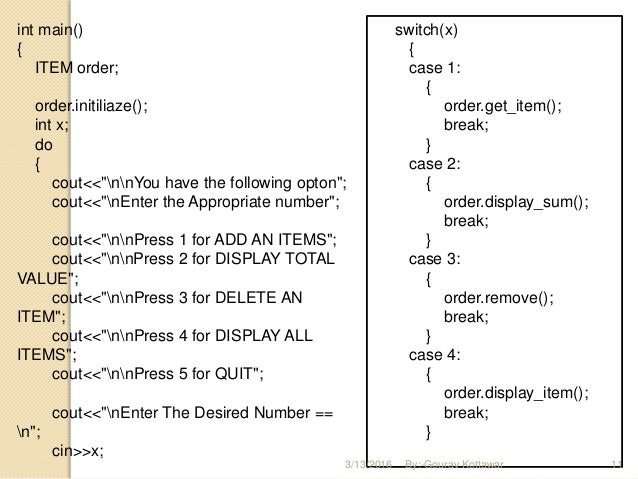 Classes And Objects In Cpp