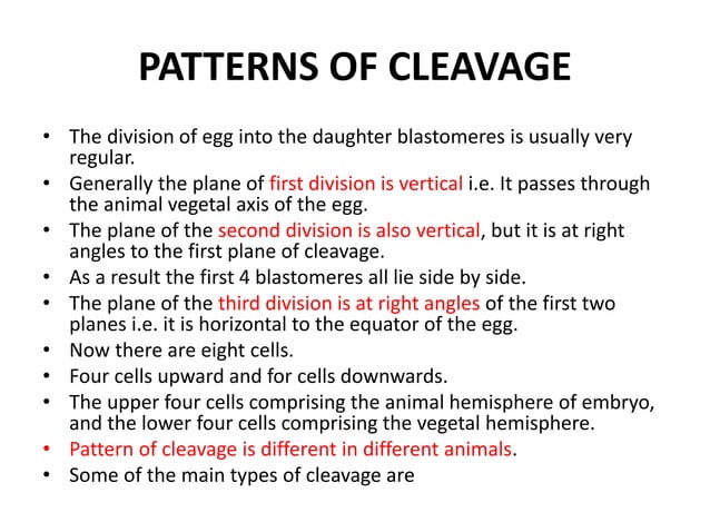 Chap 5 Cleavage.pptx | Biological Sciences | Science