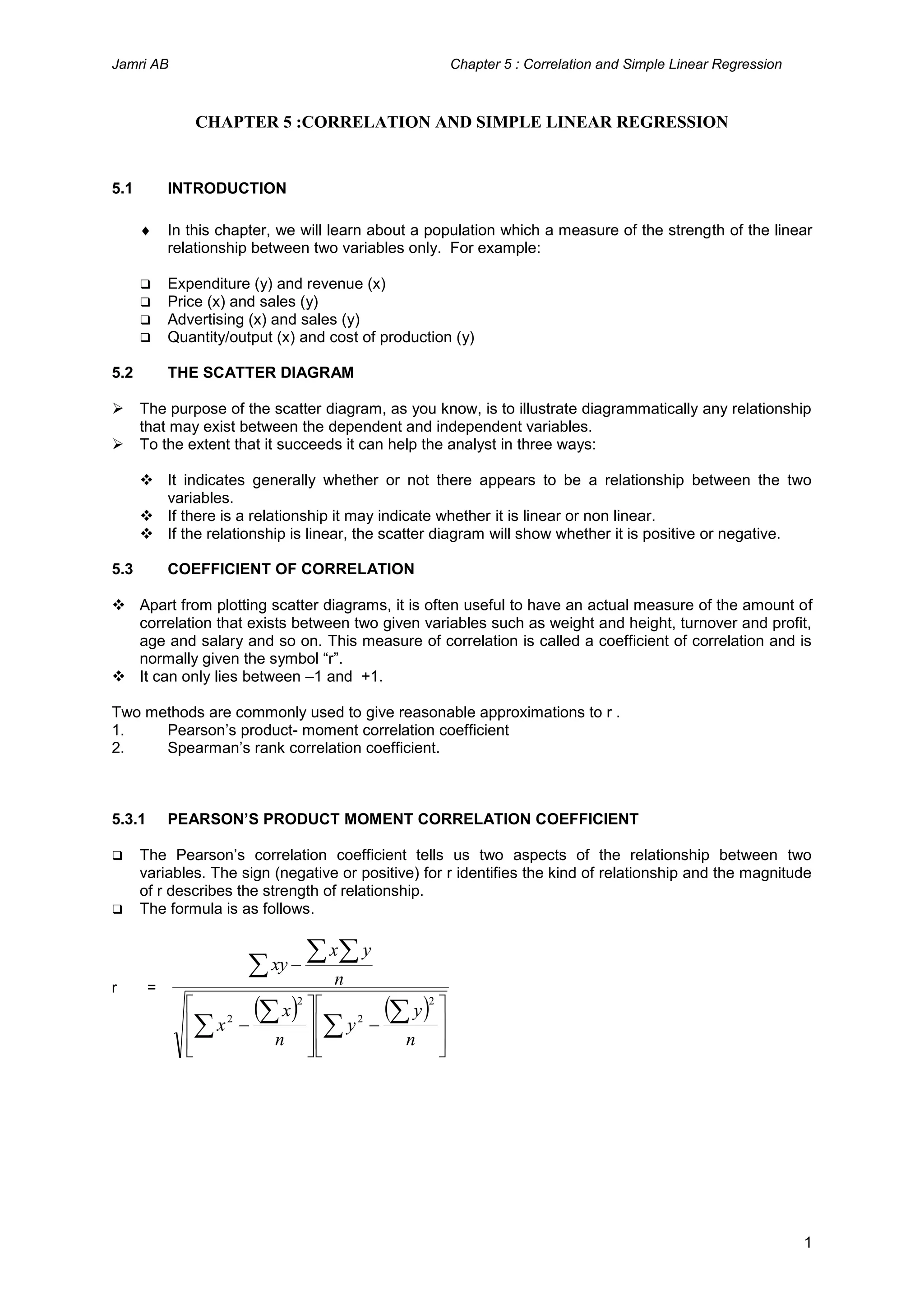 Chap5 correlation | PDF