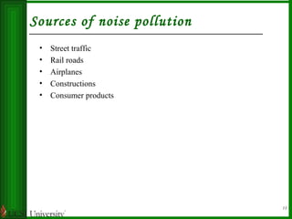 Noise Pollution | PPT