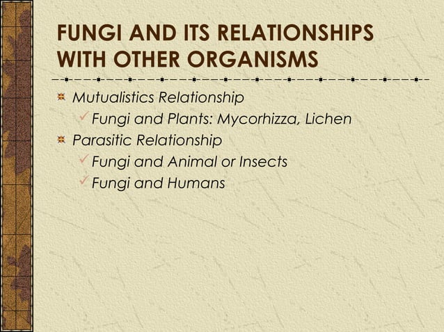 Chap 5 fungi and other organism (mutualistic) | PPT