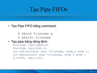Inter process-pipe | PPTX