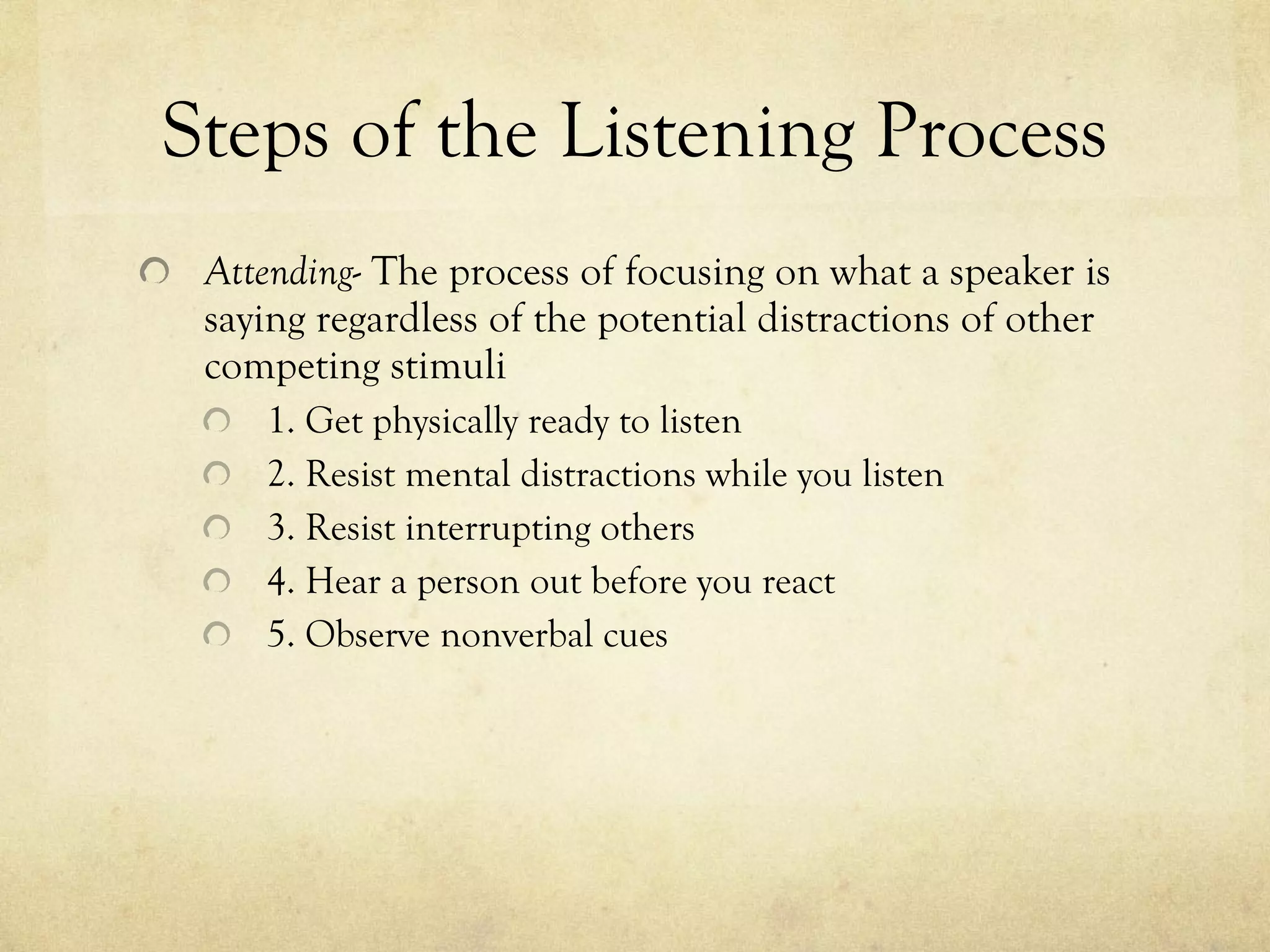 Chap5: Listening and Responding | PPT