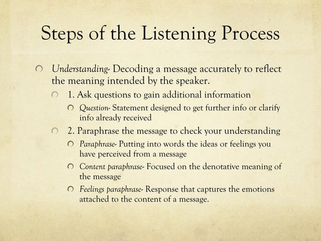 Chap5: Listening and Responding | PPT