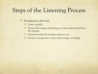 Chap5: Listening and Responding | PPT
