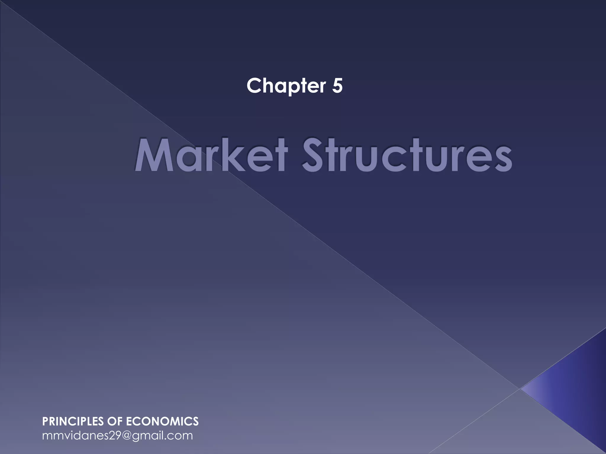 Chap5 market structures | PDF