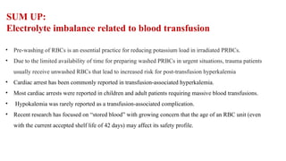 transfusion reactions during and after transfusion | PPTX