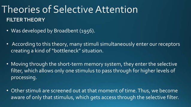 chap 5 Sensory, attentional and perceptual processes.ppt | Artificial ...