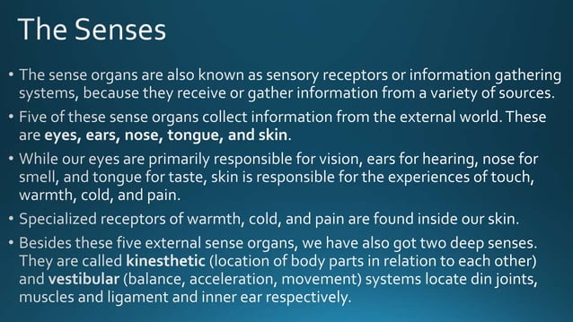 chap 5 Sensory, attentional and perceptual processes.ppt | Artificial ...