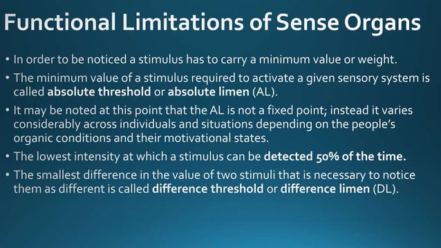 chap 5 Sensory, attentional and perceptual processes.ppt | Artificial ...