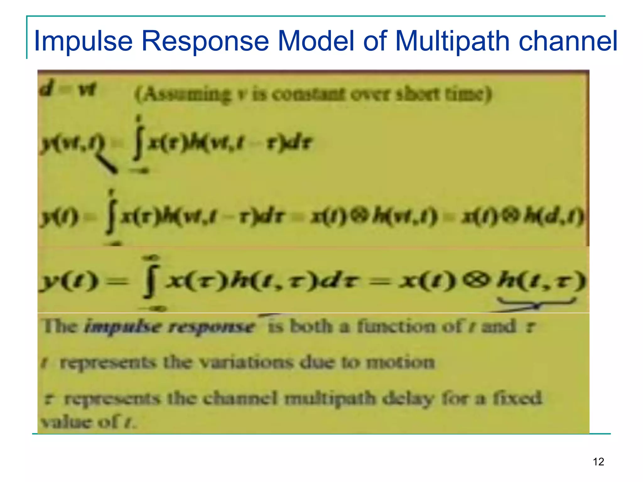 Chap 5 (small scale fading) | PPTX