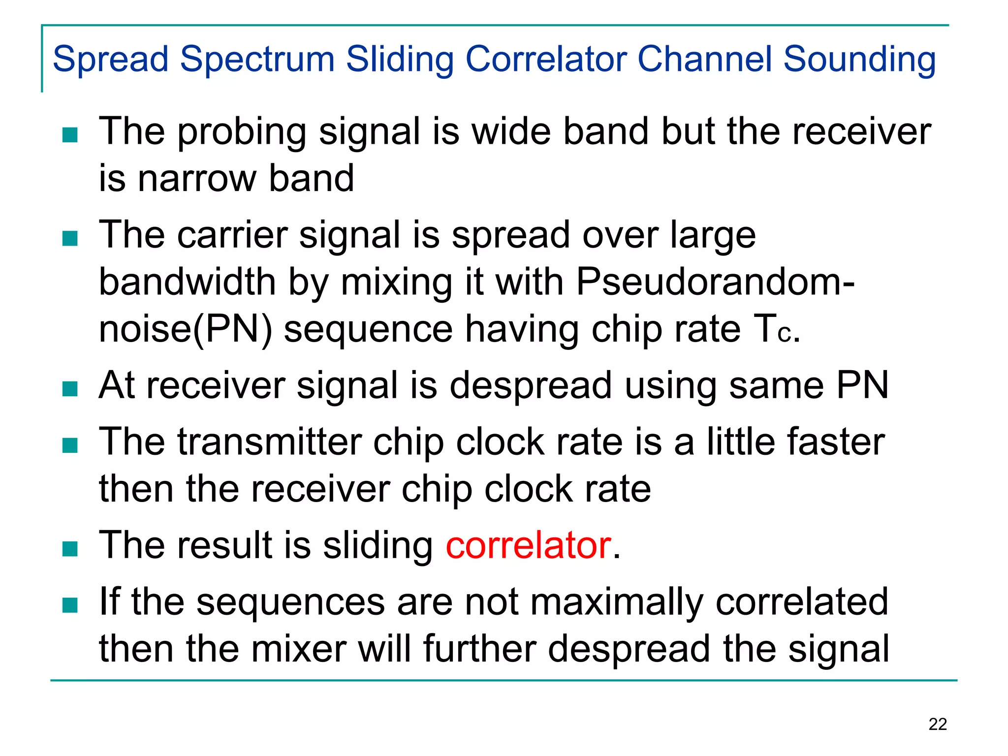Chap 5 (small scale fading) | PPTX