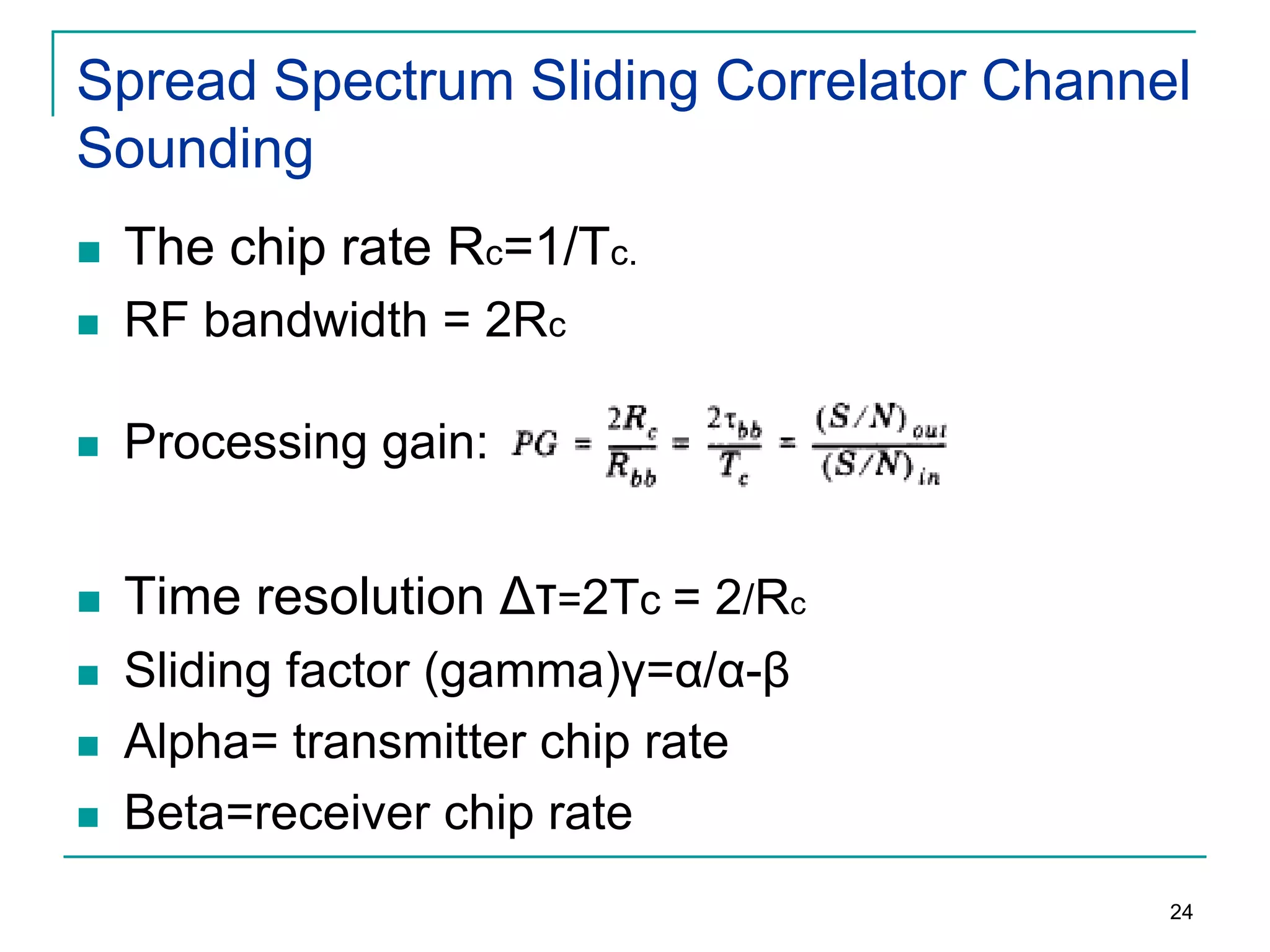 Chap 5 (small scale fading) | PPTX