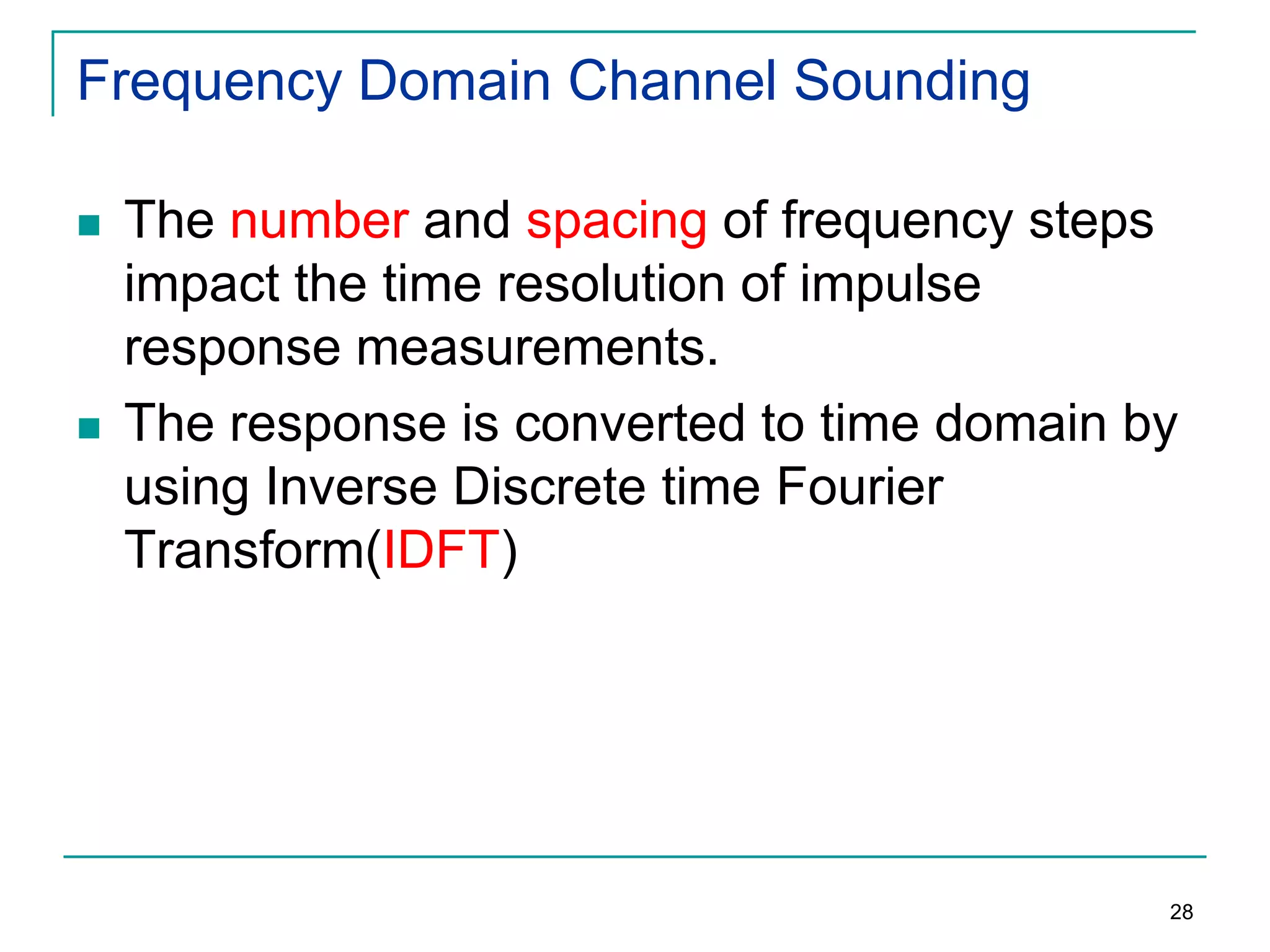 Chap 5 (small scale fading) | PPTX