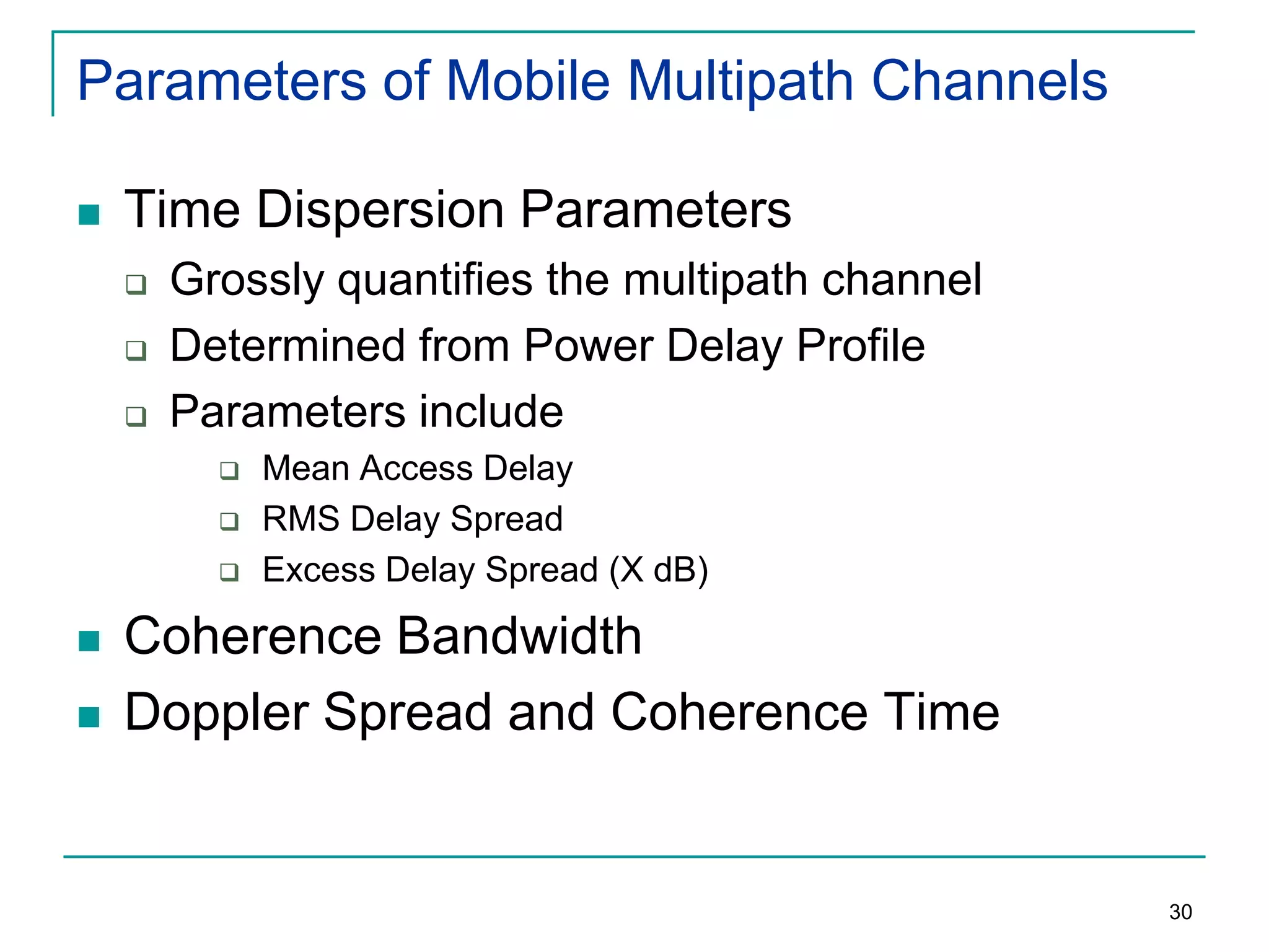 Chap 5 (small scale fading) | PPTX