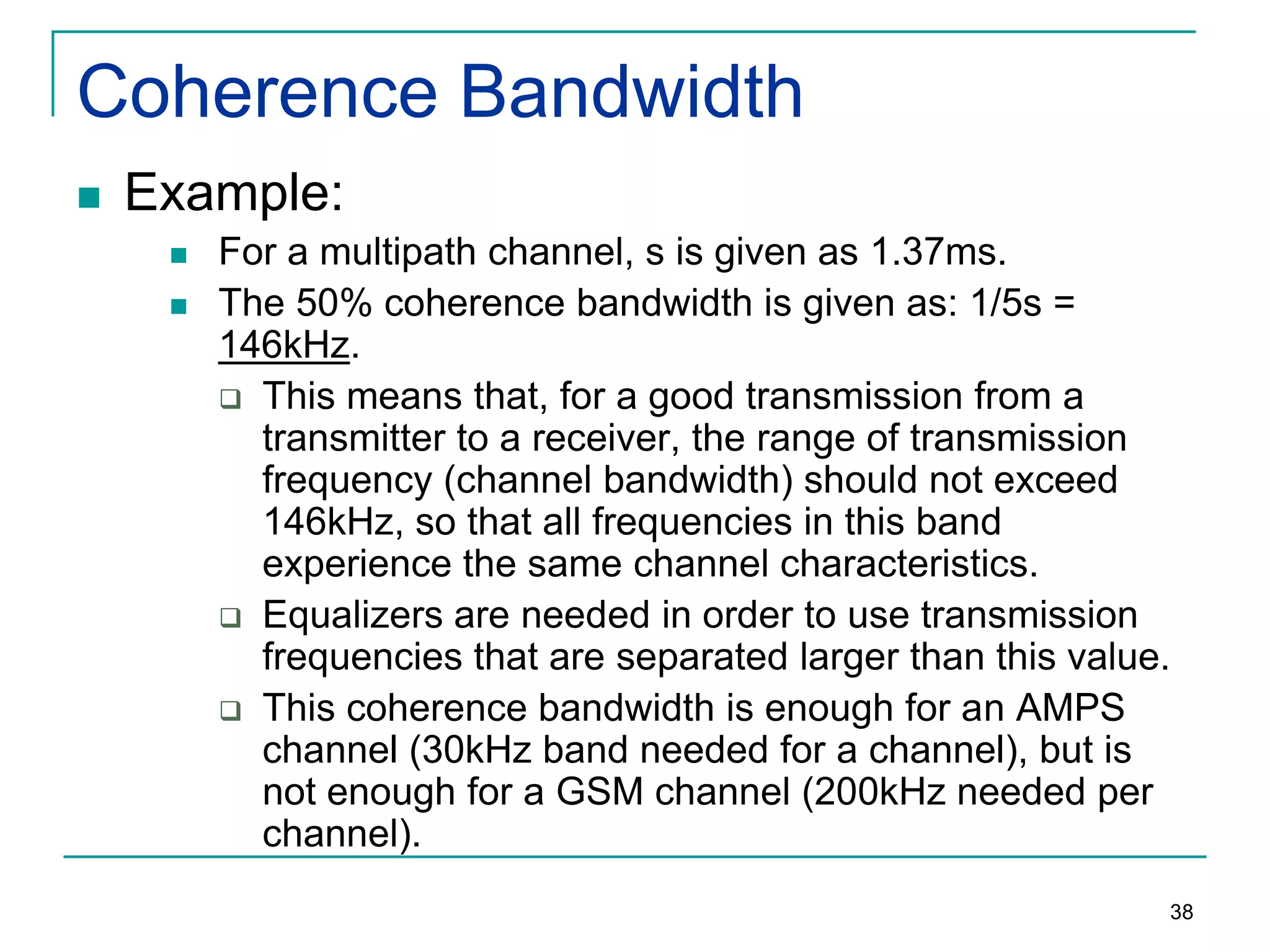 Chap 5 (small scale fading) | PPTX