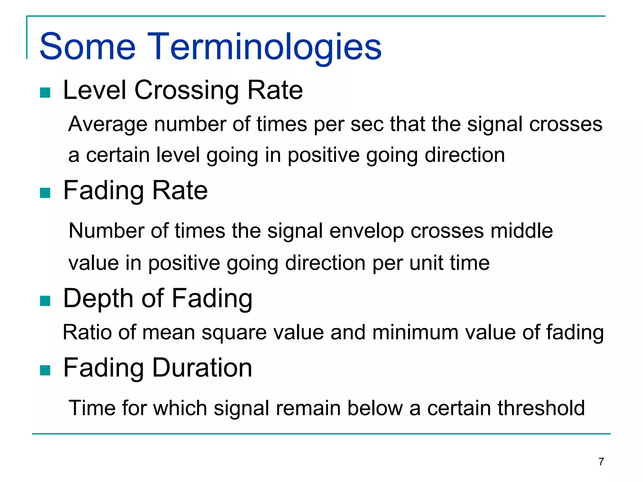 Chap 5 (small scale fading) | PPTX