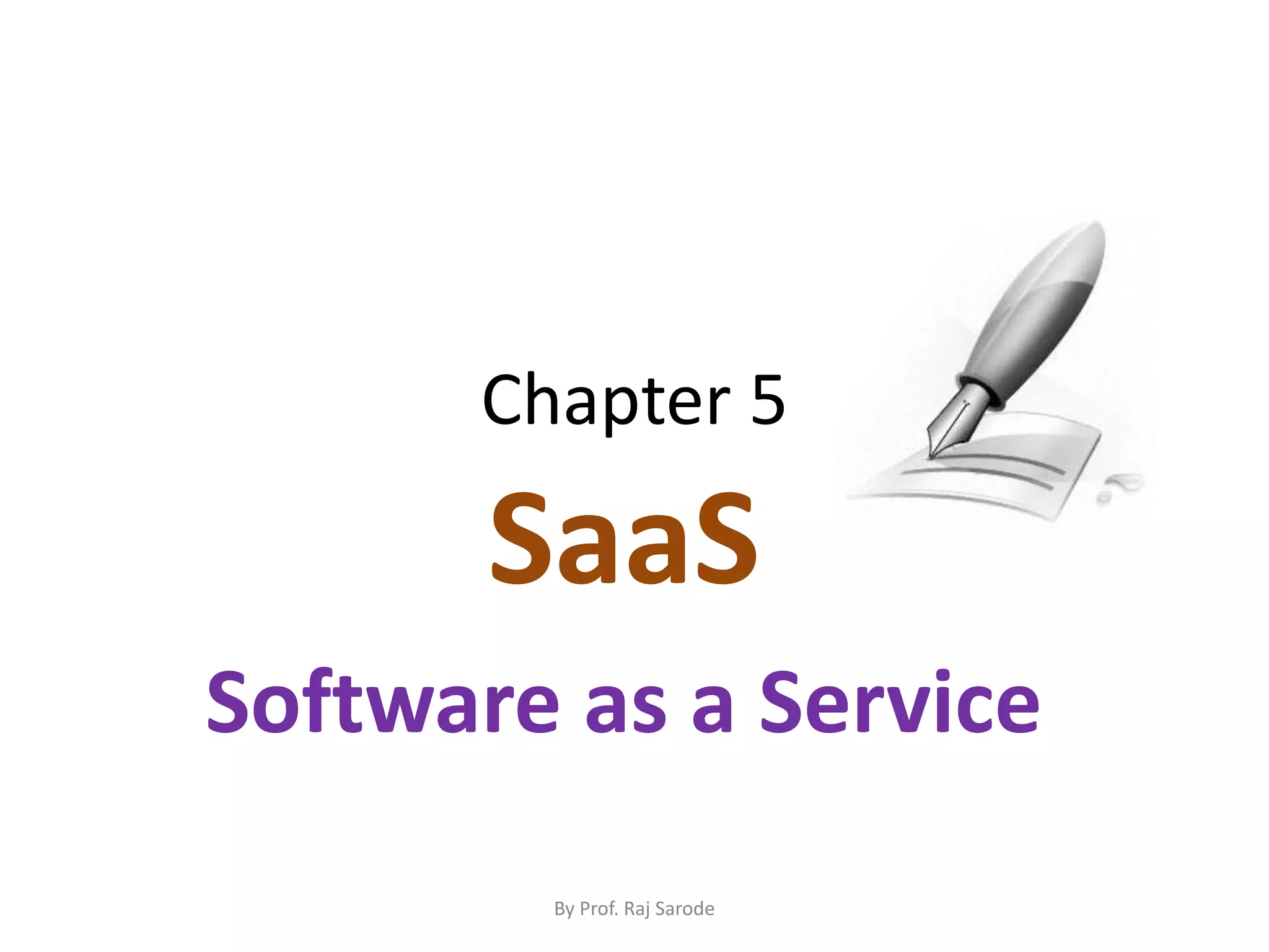 Chap 5 software as a service (saass) | PPT