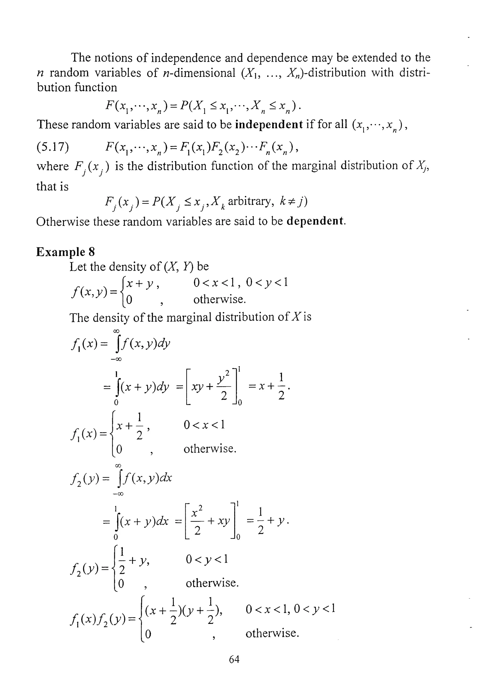 two dimensional random variable | PDF