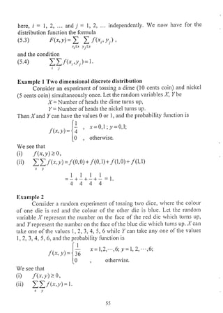 two dimensional random variable | PDF