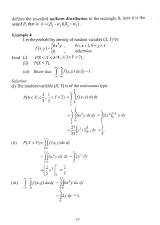 two dimensional random variable | PDF