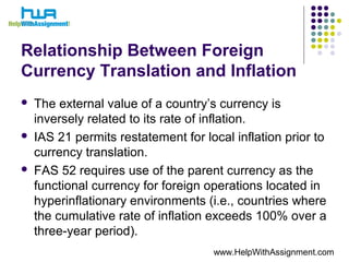 International Accounting:Foreign Currency Translation | PPT