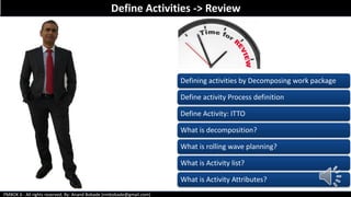 Chap 6.2 Define Activity | PPT