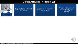 Chap 6.2 Define Activity | PPT