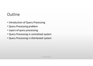 DDBMS_ Chap 6 Query Processing | PDF