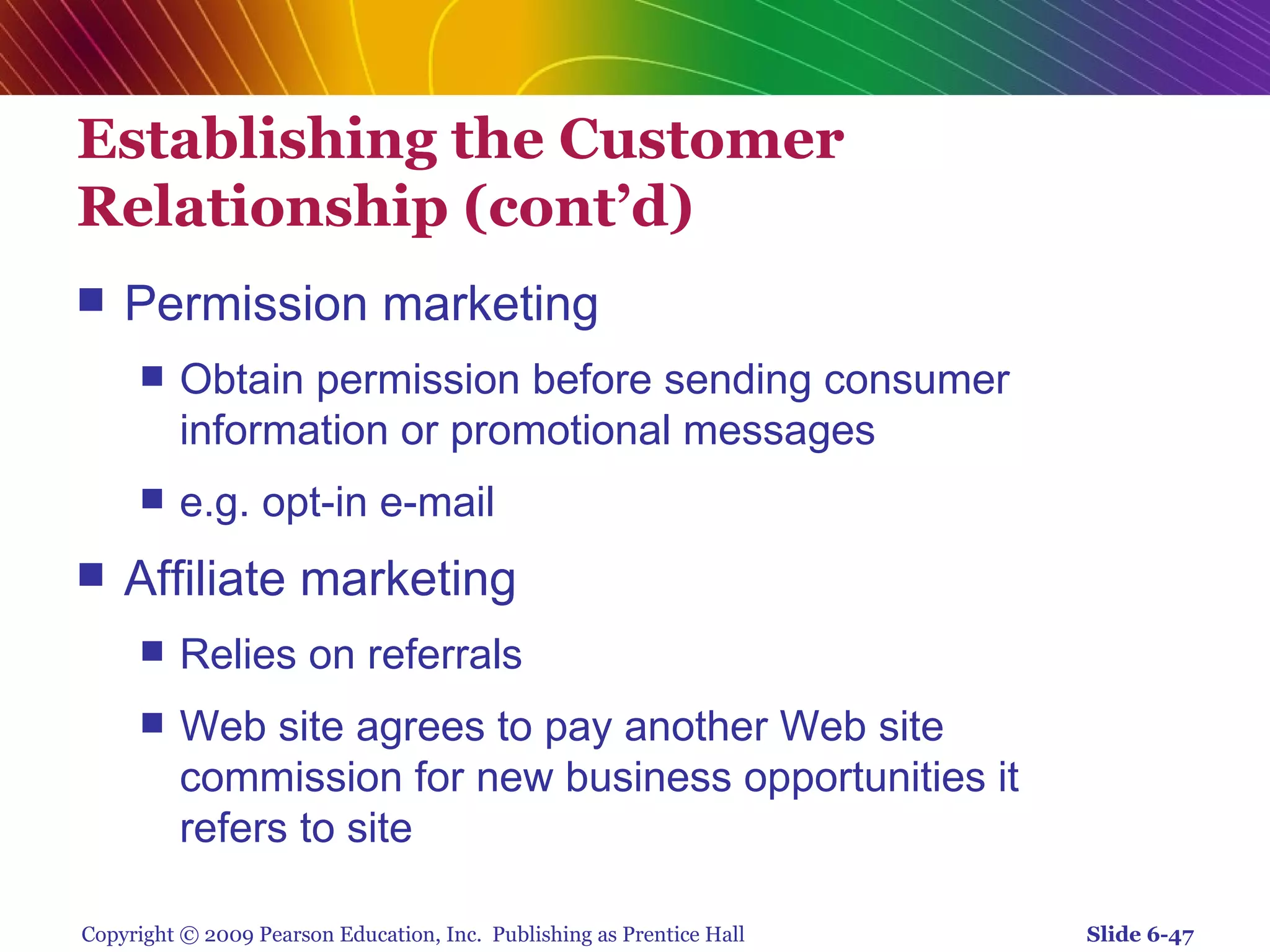 Chap 6 e-commerce marketing concepts | PPT | Marketing and Advertising | Business