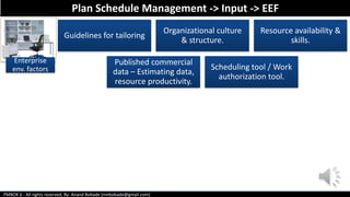 Chap 6.1 Plan Schedule Management | PDF