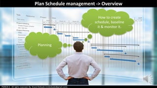 Chap 6.1 Plan Schedule Management | PPT