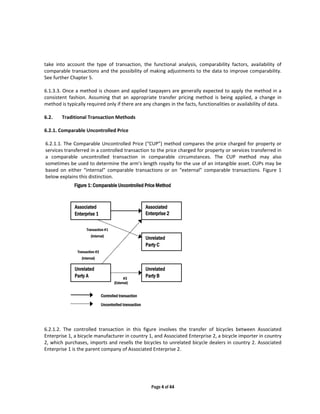 Transfer pricing: practical manual for developing countries -Chapter 6 ...