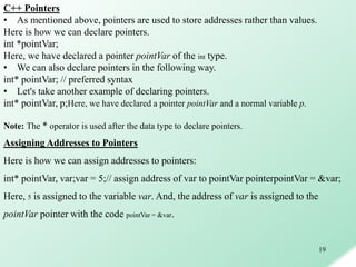 Chap 6 c++ | PPT | Programming Languages | Computing