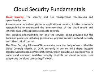 Chap 6 cloud security | PPTX