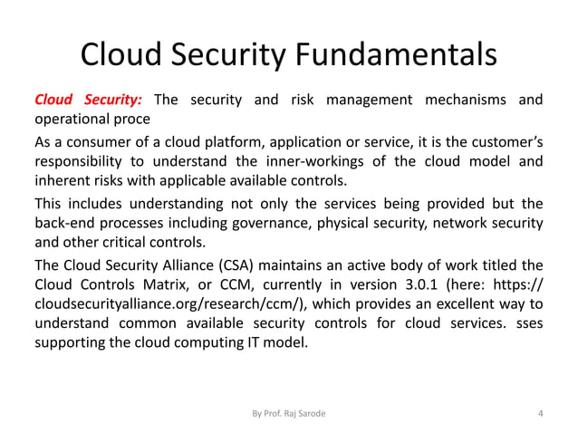 Chap 6 cloud security | PPTX