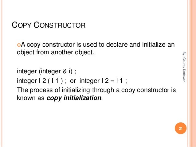 Constructor And Destructor In Cpp