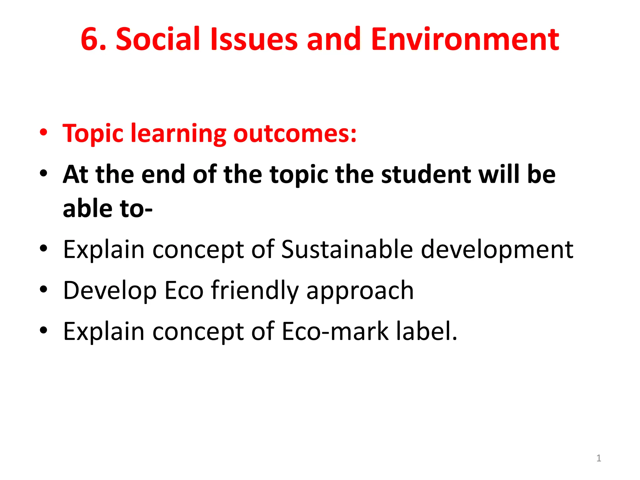 Social Issues and Environment with sustainable Development and SDG | PPTX