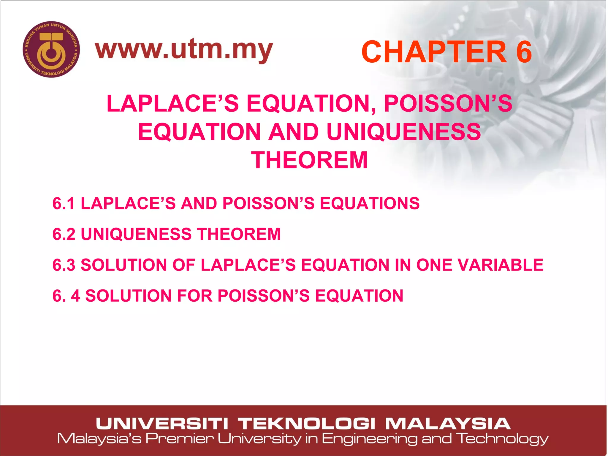 Chap6 laplaces and-poissons-equations | PPT