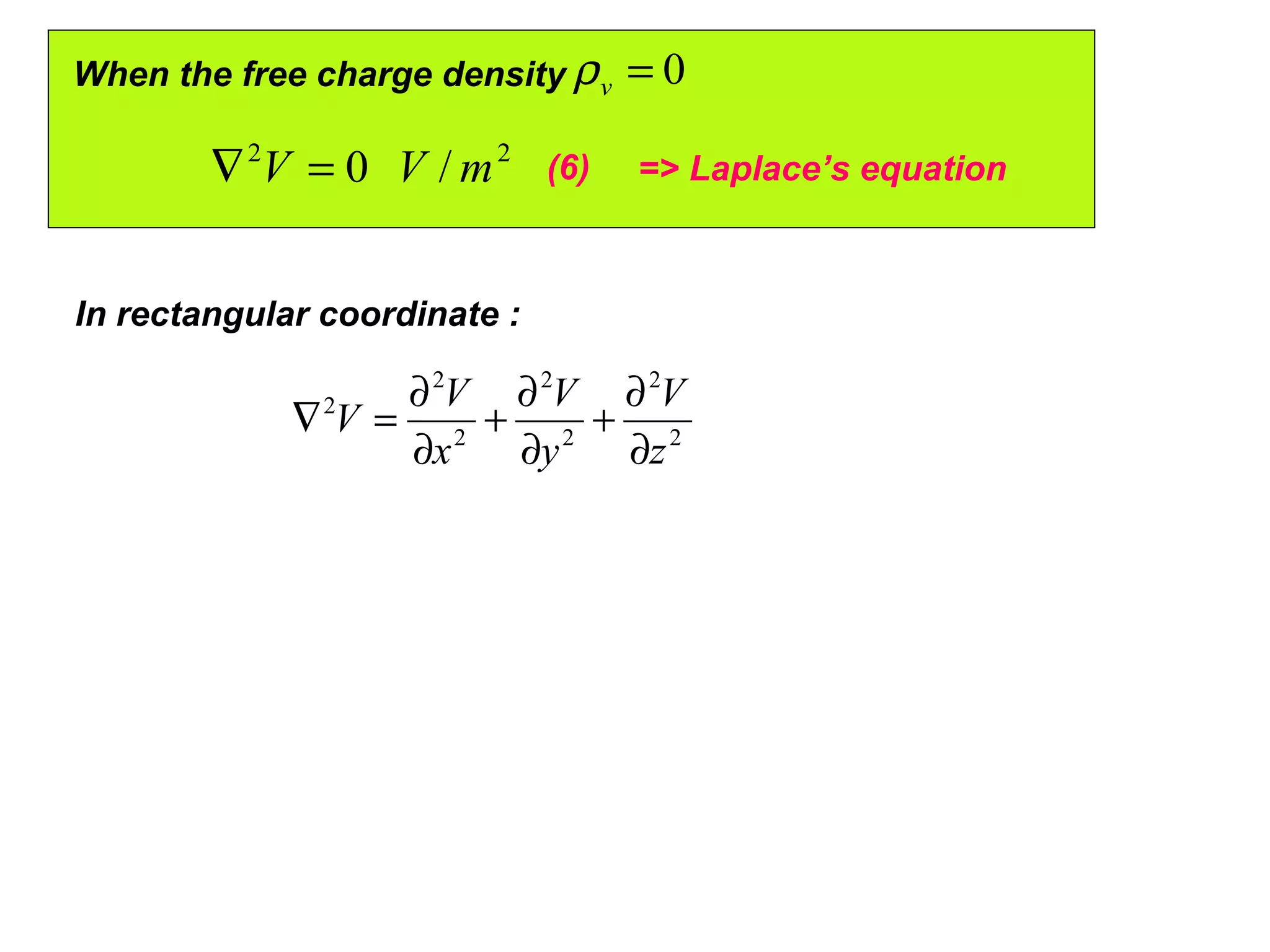 Chap6 laplaces and-poissons-equations | PPT