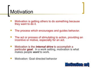 Chap 6 Need Theories Of Motivation | PPT