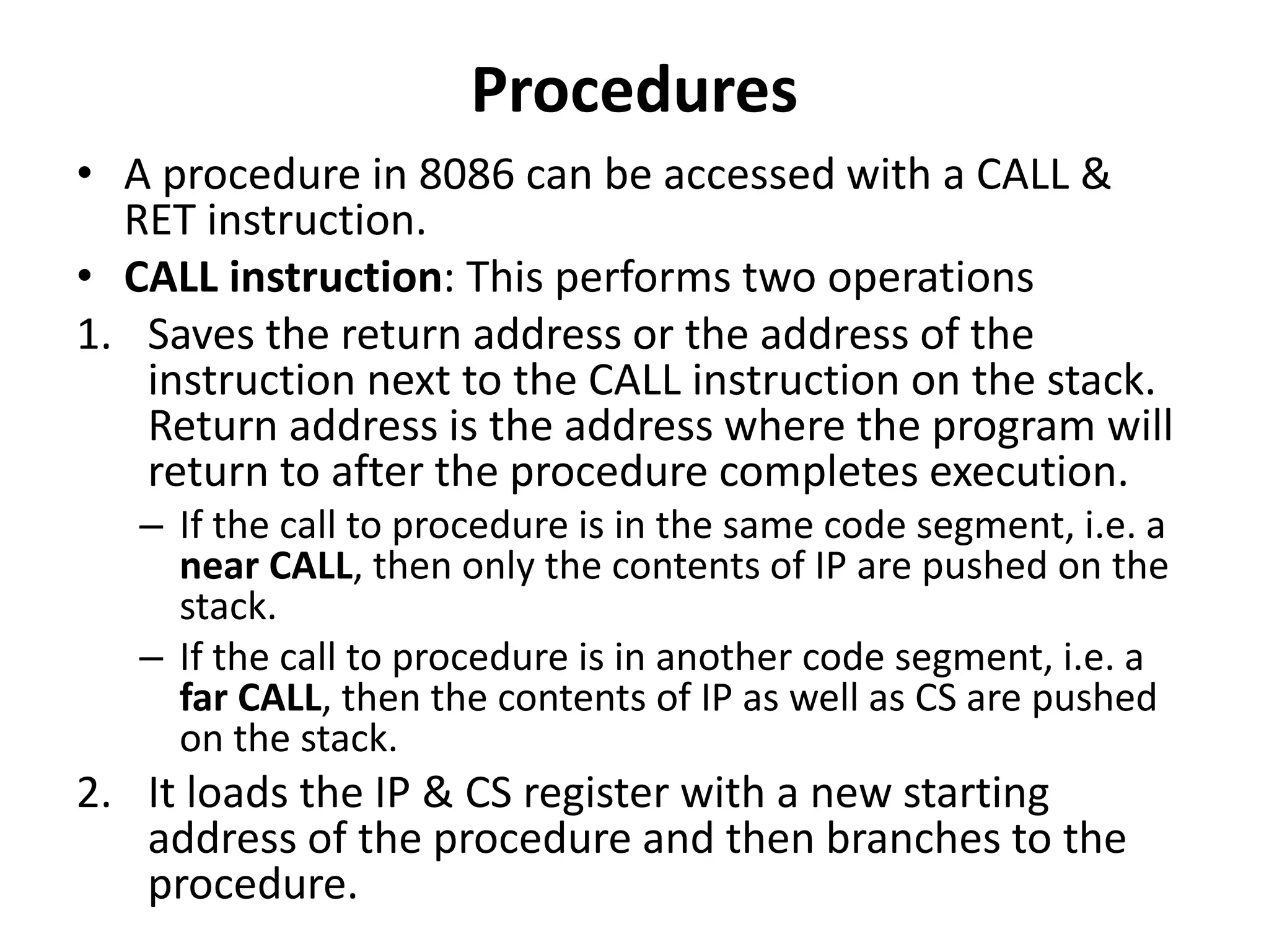 Chap6 procedures & macros | PPTX