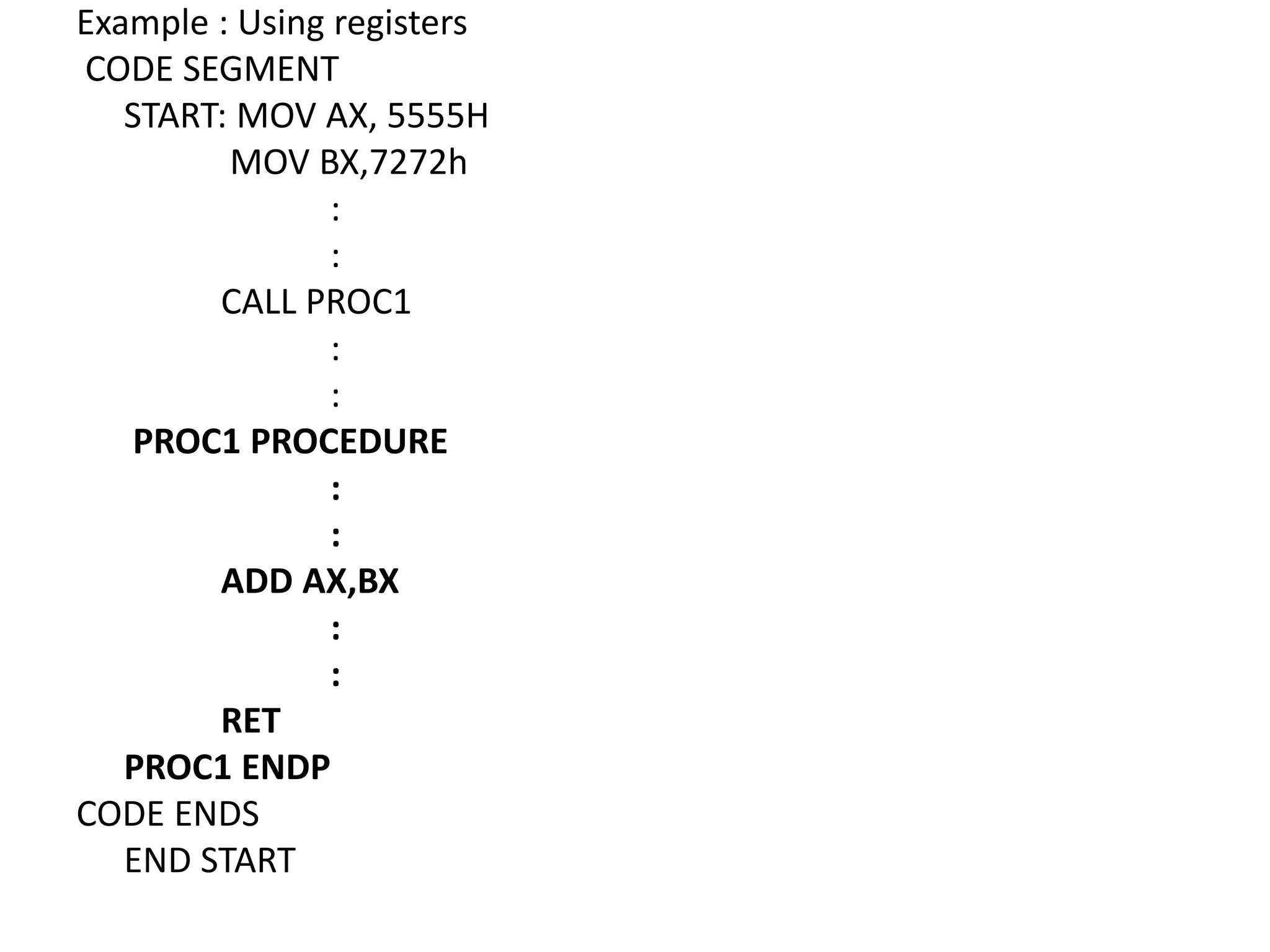 Chap6 procedures & macros | PPTX