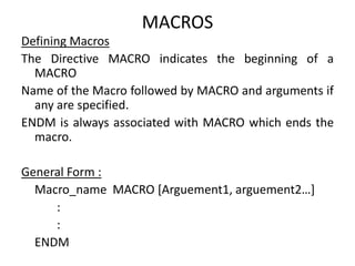 Chap6 procedures & macros | PPTX