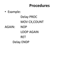 Chap6 procedures & macros | PPTX