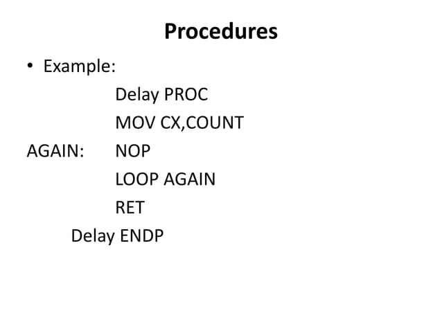 Chap6 procedures & macros | PPTX | Web Development | Internet