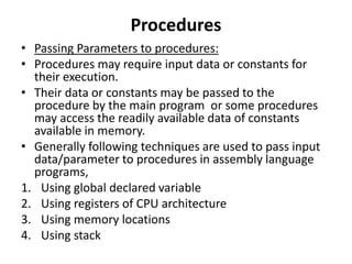 Chap6 procedures & macros | PPTX