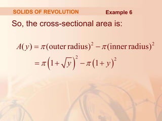 calculus applications integration volumes.ppt