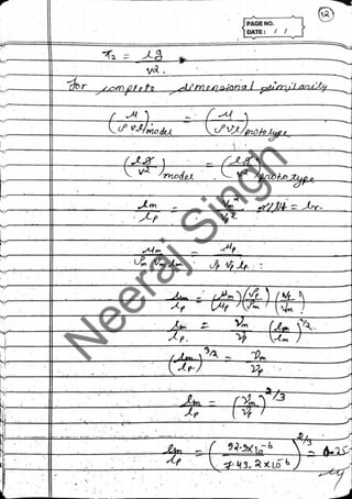 solution of chapter 6 SK SOM (PRINCIPLES OF PHYSICAL SIMILARITY AND ...