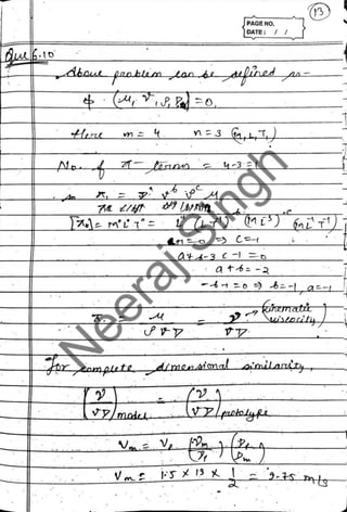 solution of chapter 6 SK SOM (PRINCIPLES OF PHYSICAL SIMILARITY AND ...
